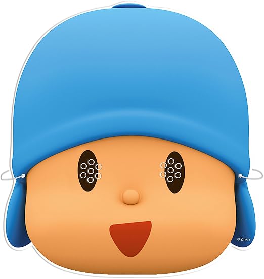 ALMACENESADAN 0552 Pack 6 Pocoyo and Nina Face Masks for Parties and ...