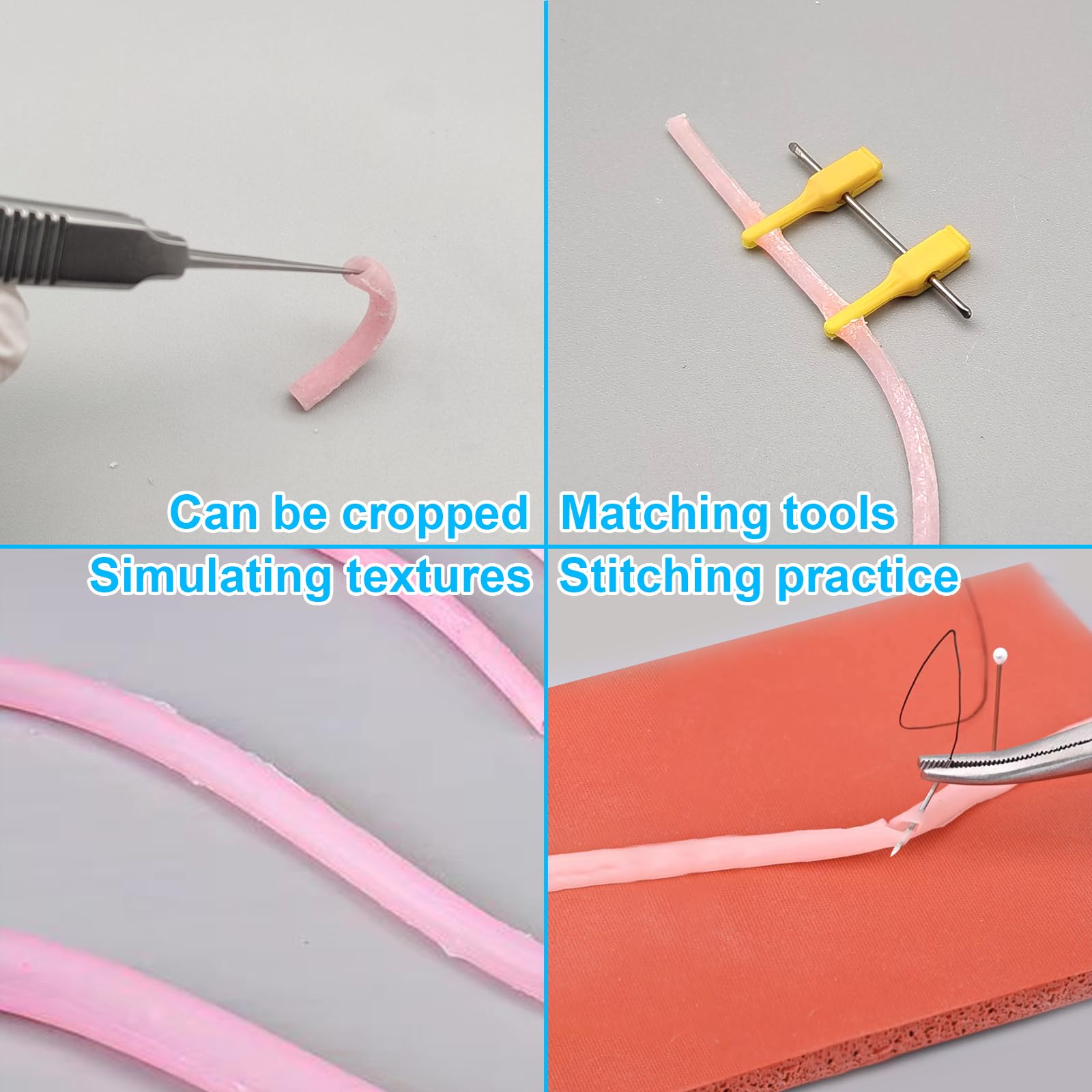 Snapklik.com : 2PCS Vascular Anastomosis Suture Practice Model ...