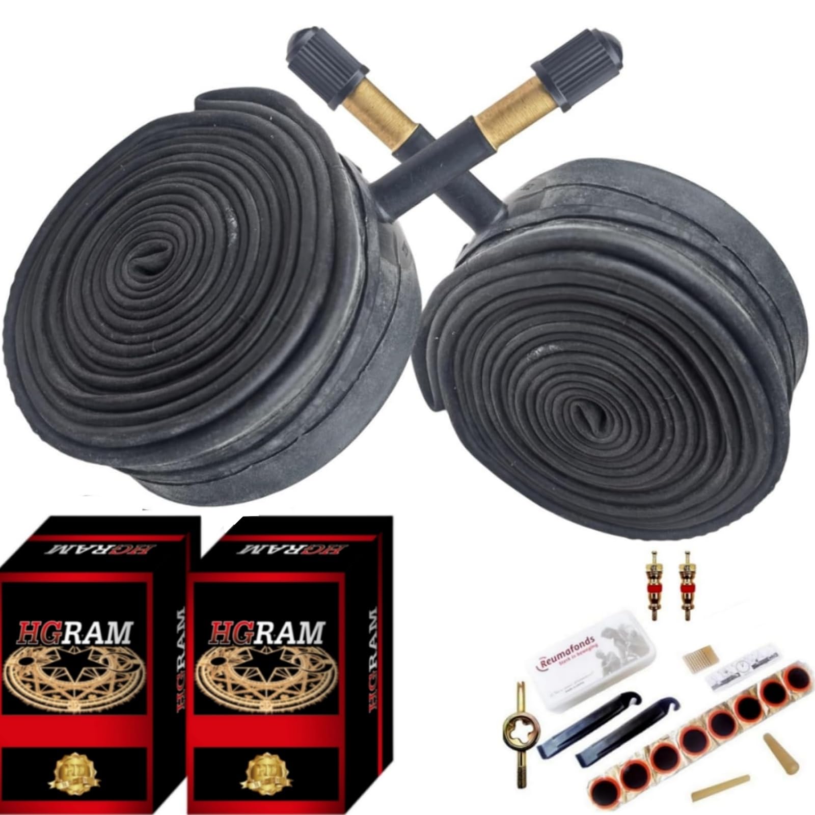 Amazon.com : Inner Tube 28" x 1-3/8" 1-5/8" 700x35/37/40/42/43/38c Bike ...