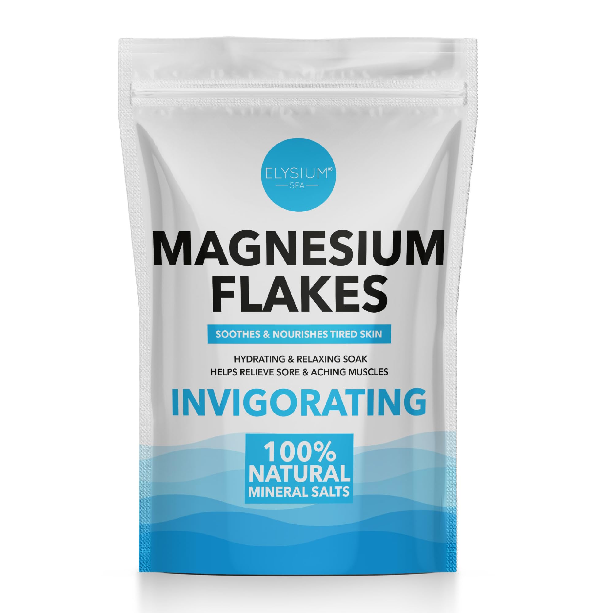 Elysium Spa 100% Natural Mineral Salts - Magnesium Flakes (500g ...