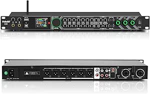 Amazon.com: FULODE K-8 Professional KTV Digital Pre-stage Effector Anti-howling Audio Processor ...