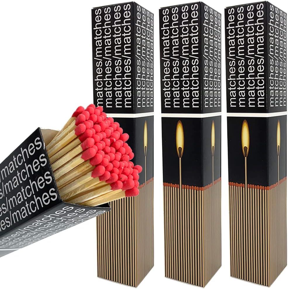 270 Extra Long Manor Matches for Stoves BBQ Open fires and fireplaces 3 ...