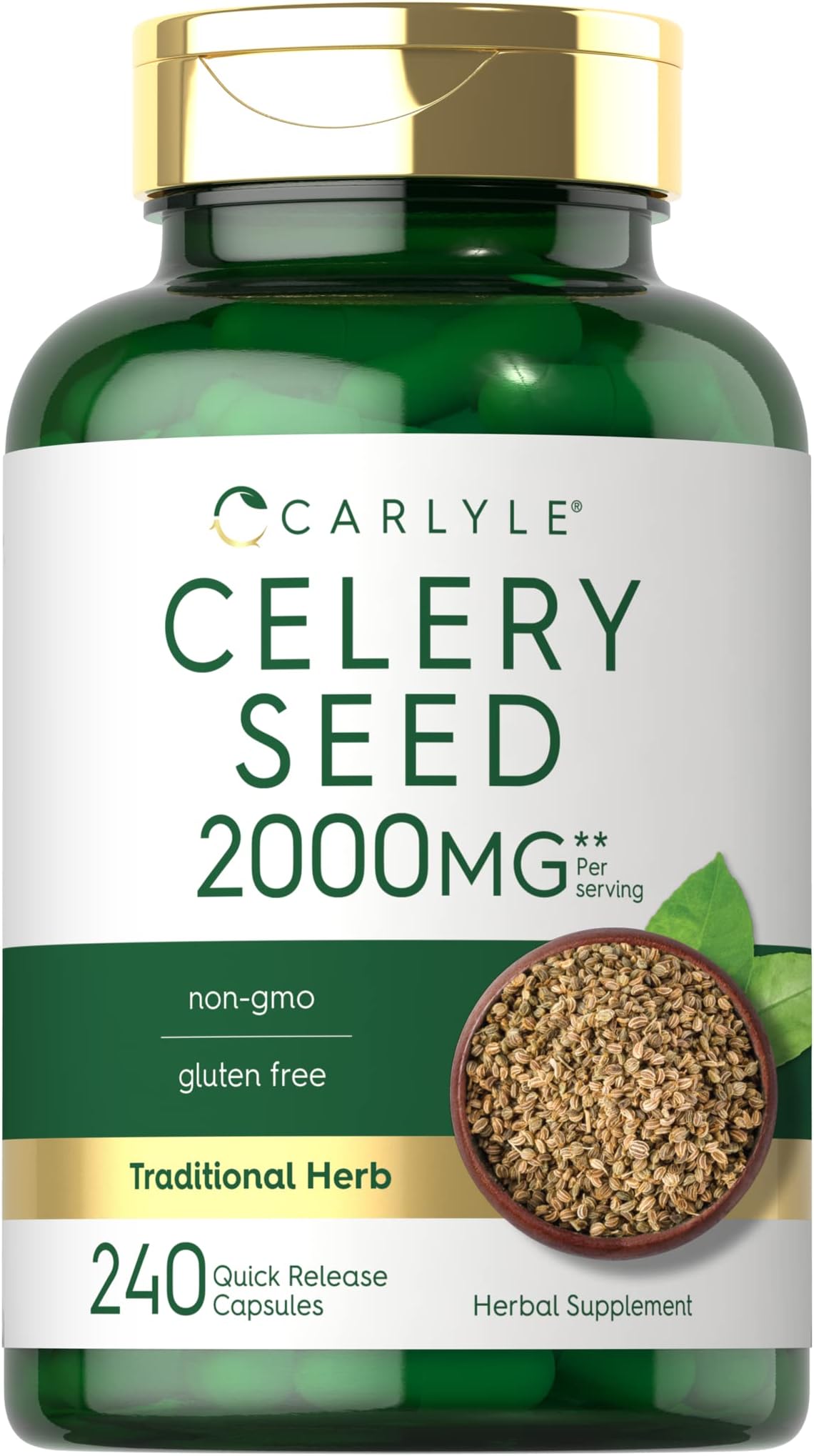 Amazon.com: Carlyle Celery Seed Extract Capsules | 2000mg | 240 Count ...