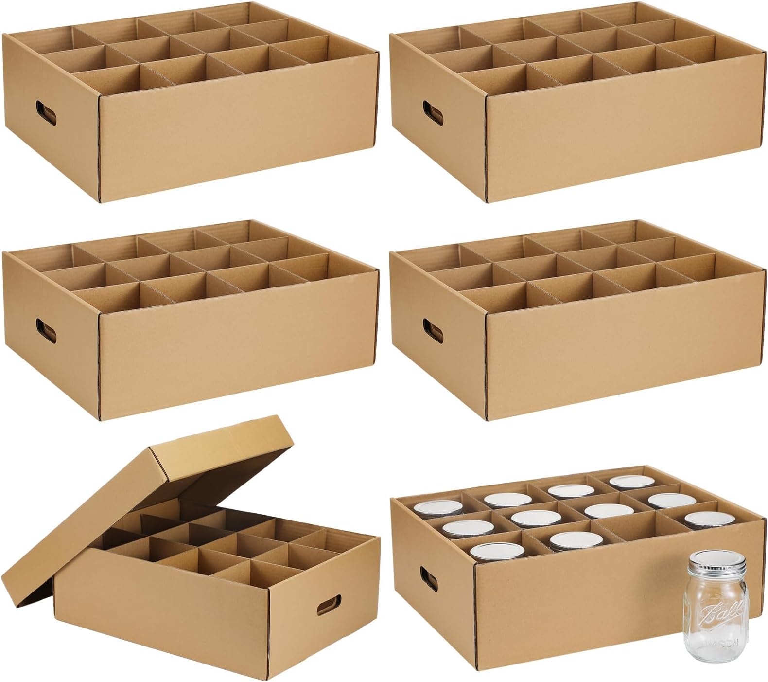 Amazon.com: JarMax 2Pk Quart Mason Jar Organizer-Sturdy Canning Jar ...