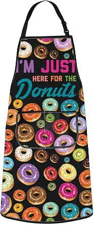 Amazon.com: WZMPA Sweetie Donuts Baking Apron Doughnut Lover Gift I'm ...