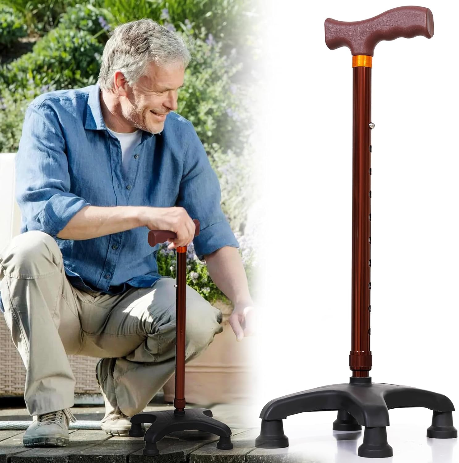 Amazon.com: 19.5"-25.5" Mobility Tool Adjustable Standing Aid Device ...