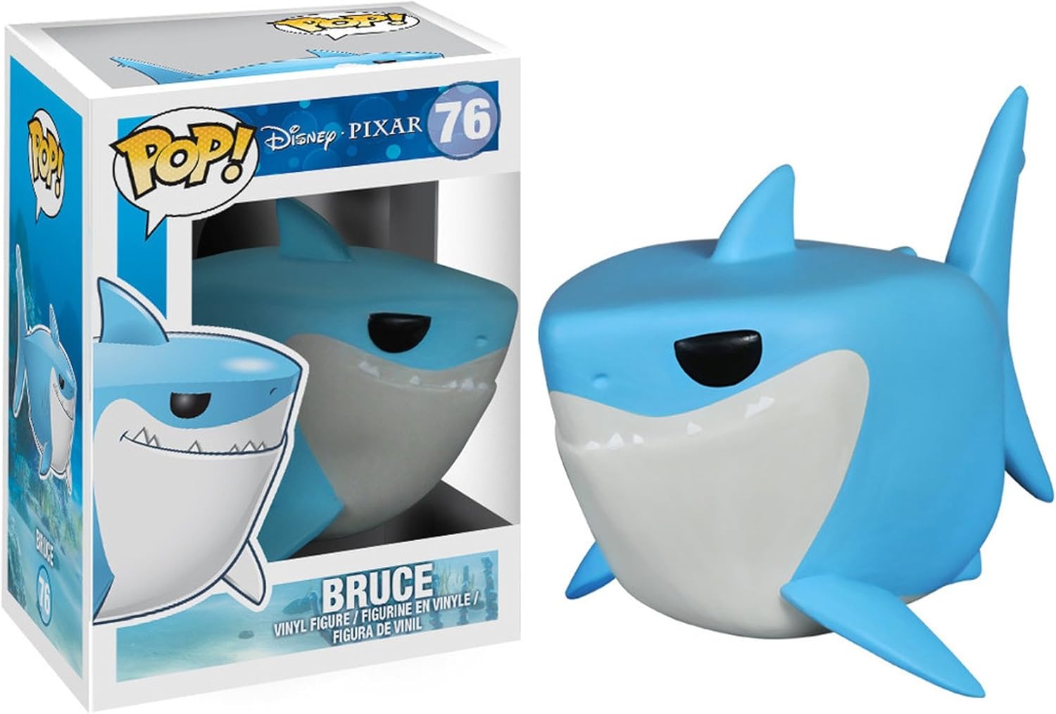 Amazon.com: Funko Pop! Disney: Finding Nemo Bruce Action Figure : Toys ...