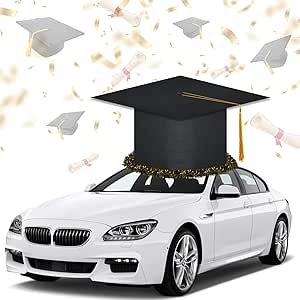 Amazon.com: Graduation Hat Parade Car Decoration Kit，39 Inch*15 Inch ...