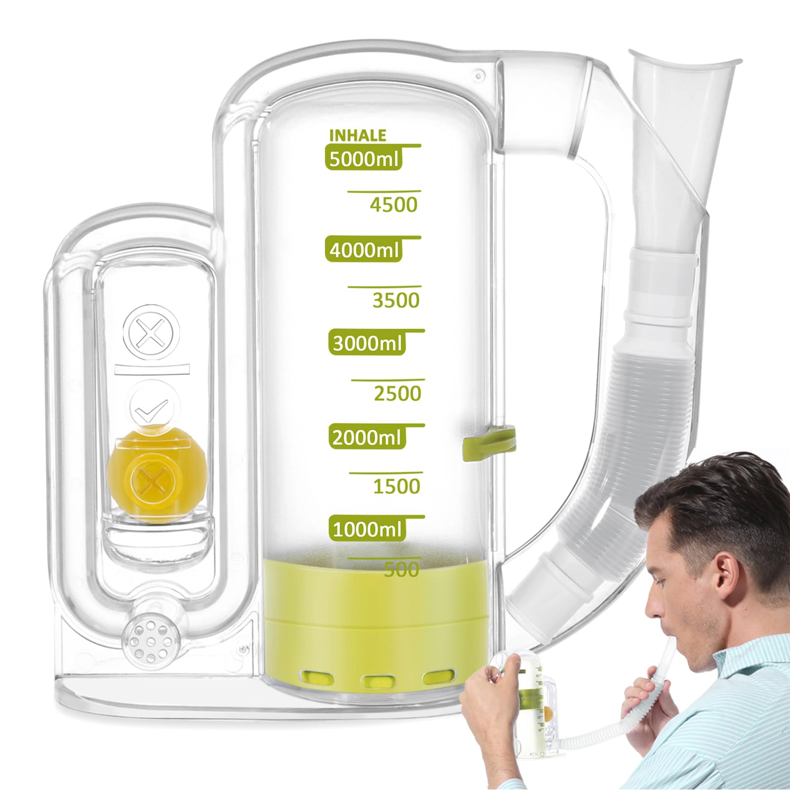 Amazon.com: Incentive Spirometer Adult, Spirometer Lung Exerciser ...