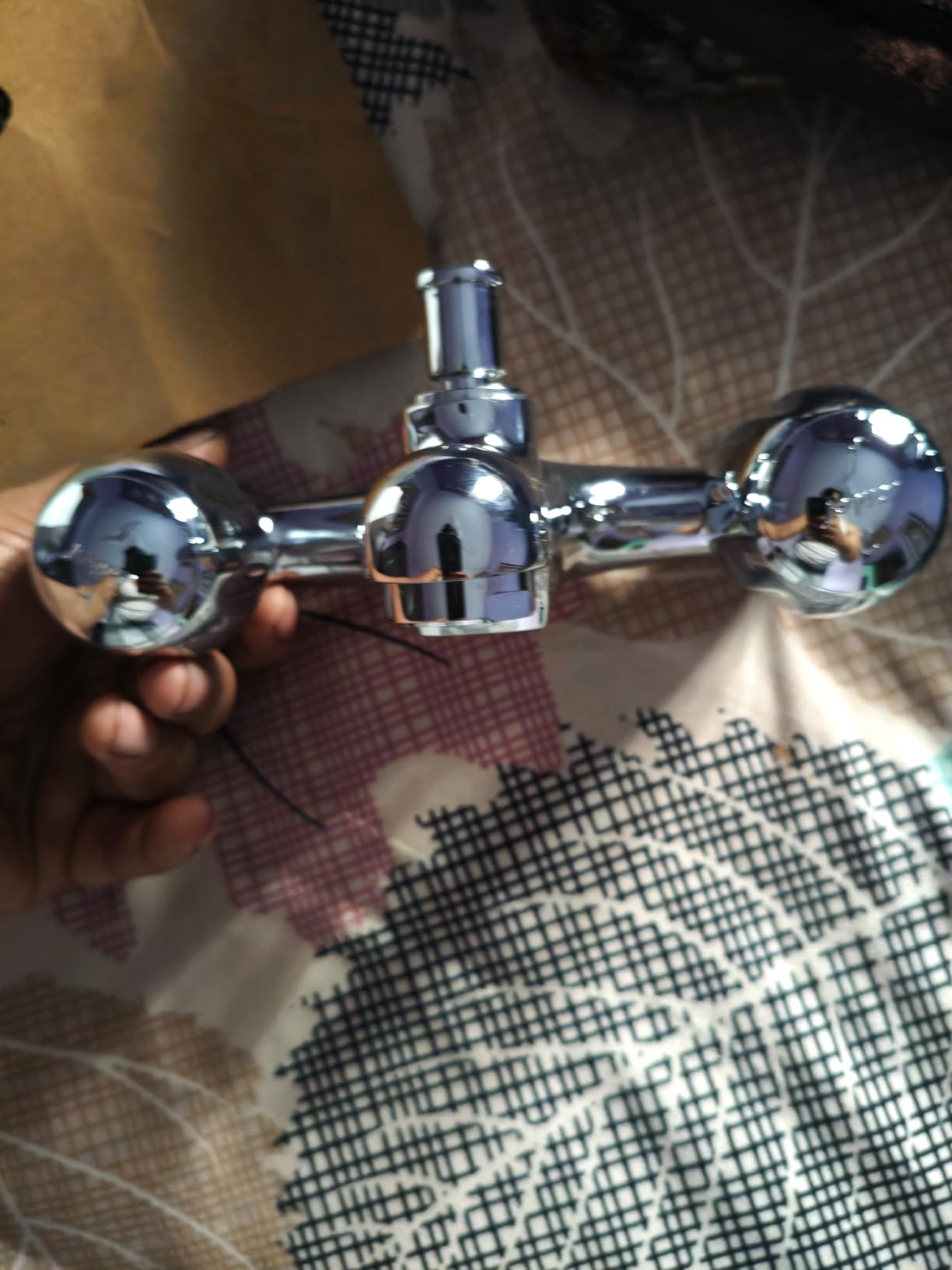 JAQUAR CLARION Wall Mixer with Provision for overhead Shower with 115mm ...