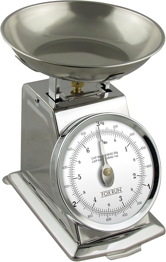 Amazon.com: Fox Run Brands Stainless Steel Kitchen Scale, Small ...