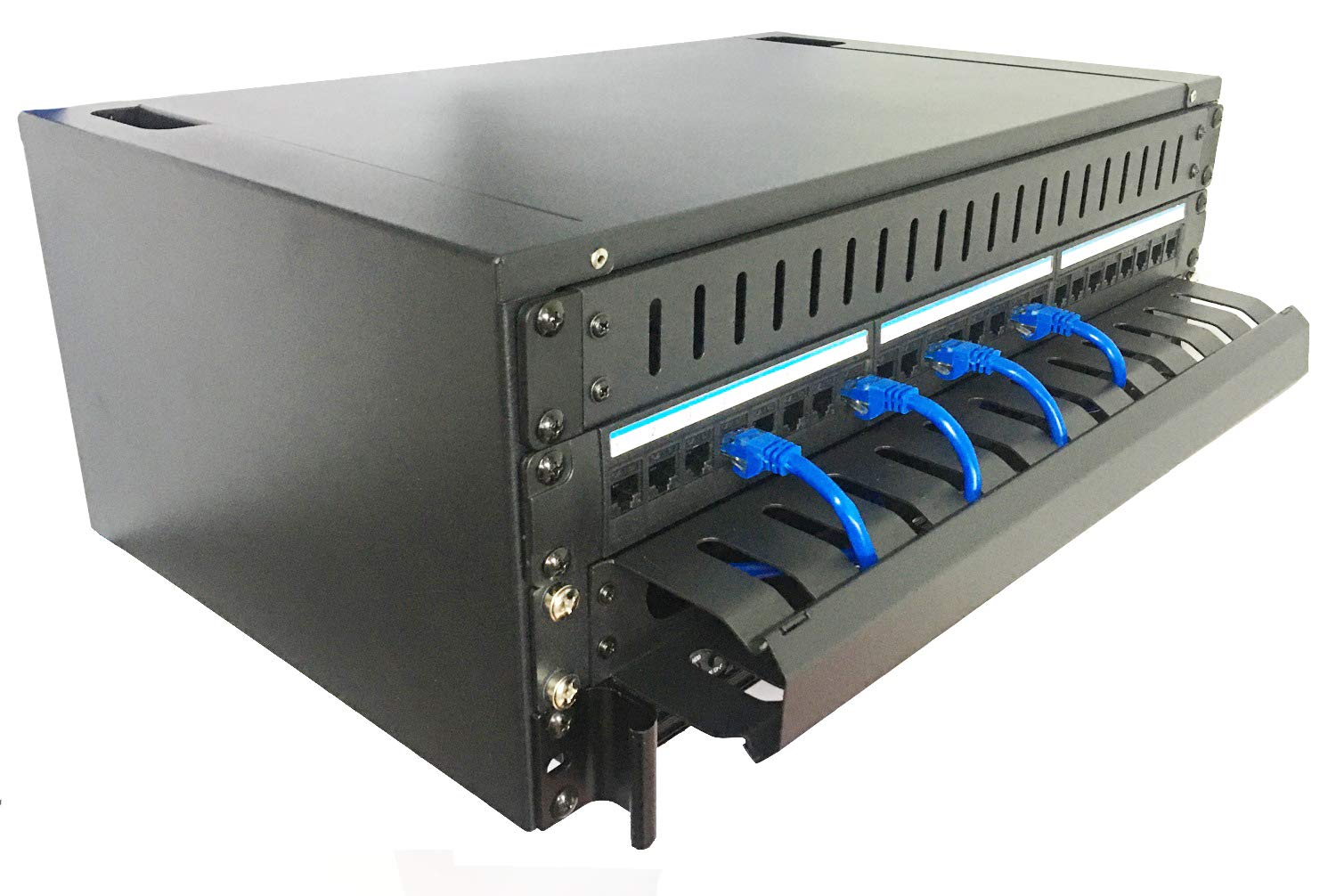 Jingchengmei 1U 19 Inch Disassembled Server Rack Wire Management System ...