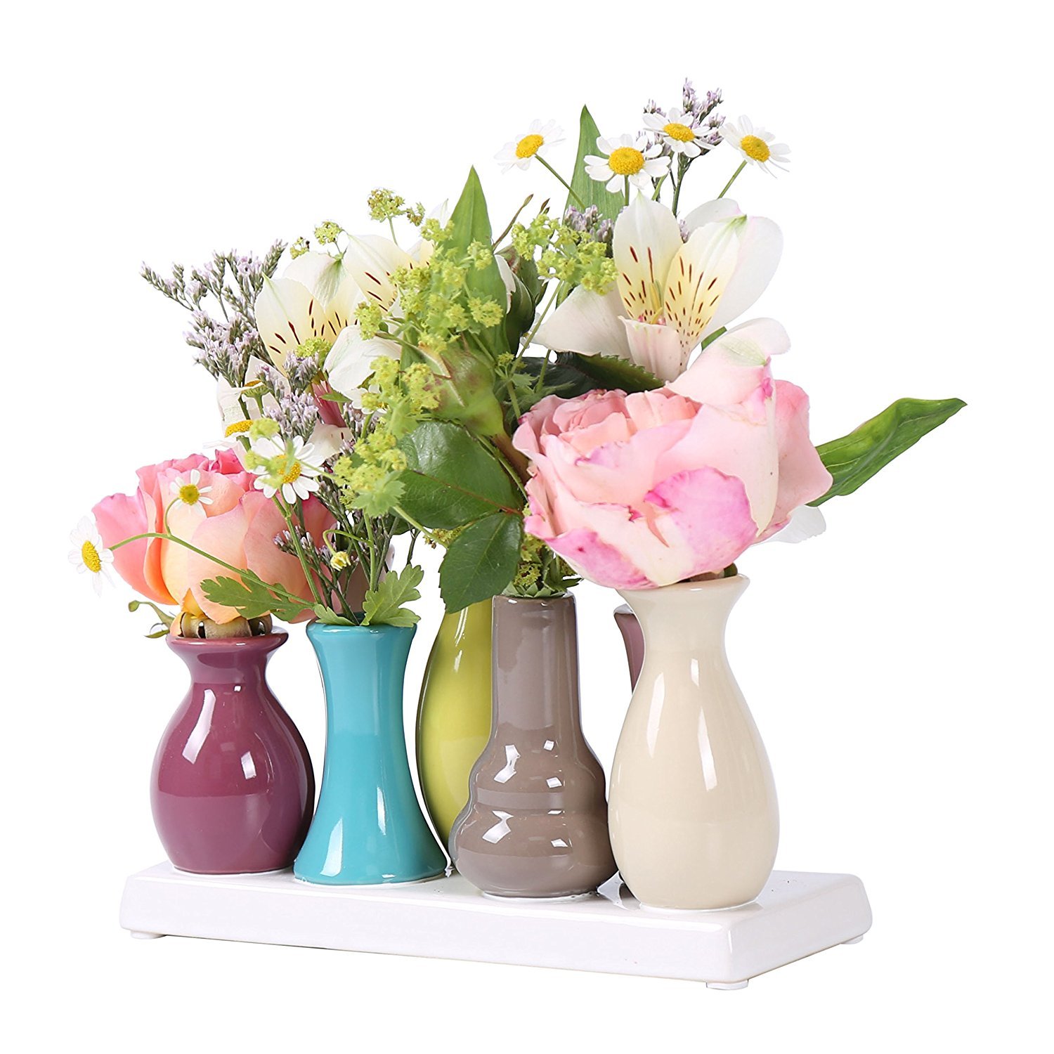 Jinfa Jarrones Decorativos Modernos floreros en cerámica Regalo ...
