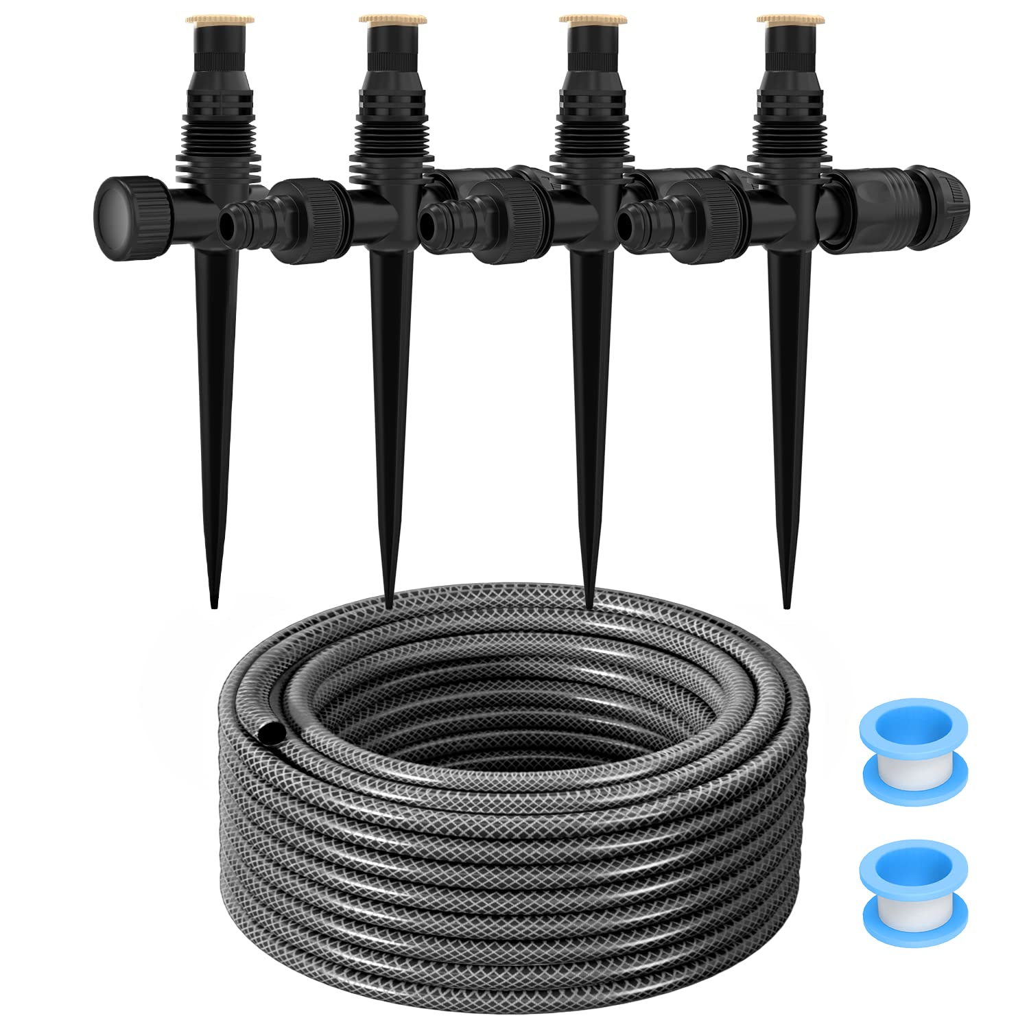 Amazon.com : LADER Garden Above Ground Sprinkler System Kit for Lawn ...