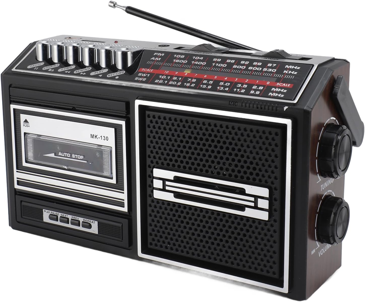 Amazon.com: Portable Cassette Players, AM FM Radio Stereo Tape Player ...
