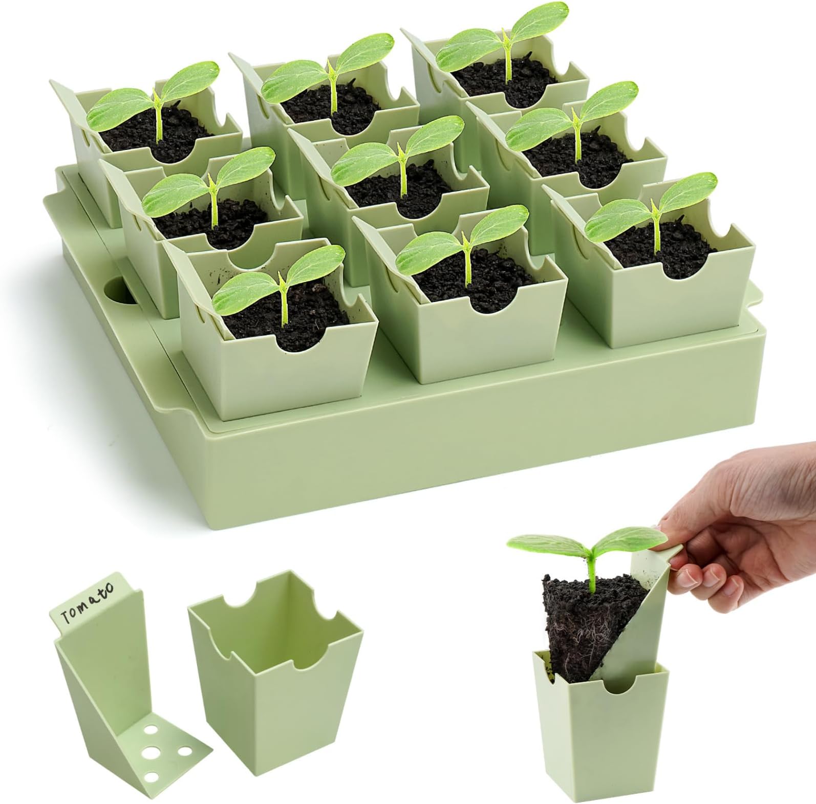 Amazon.com : Gardener's Supply Company Deep Root Success Seed Starting ...