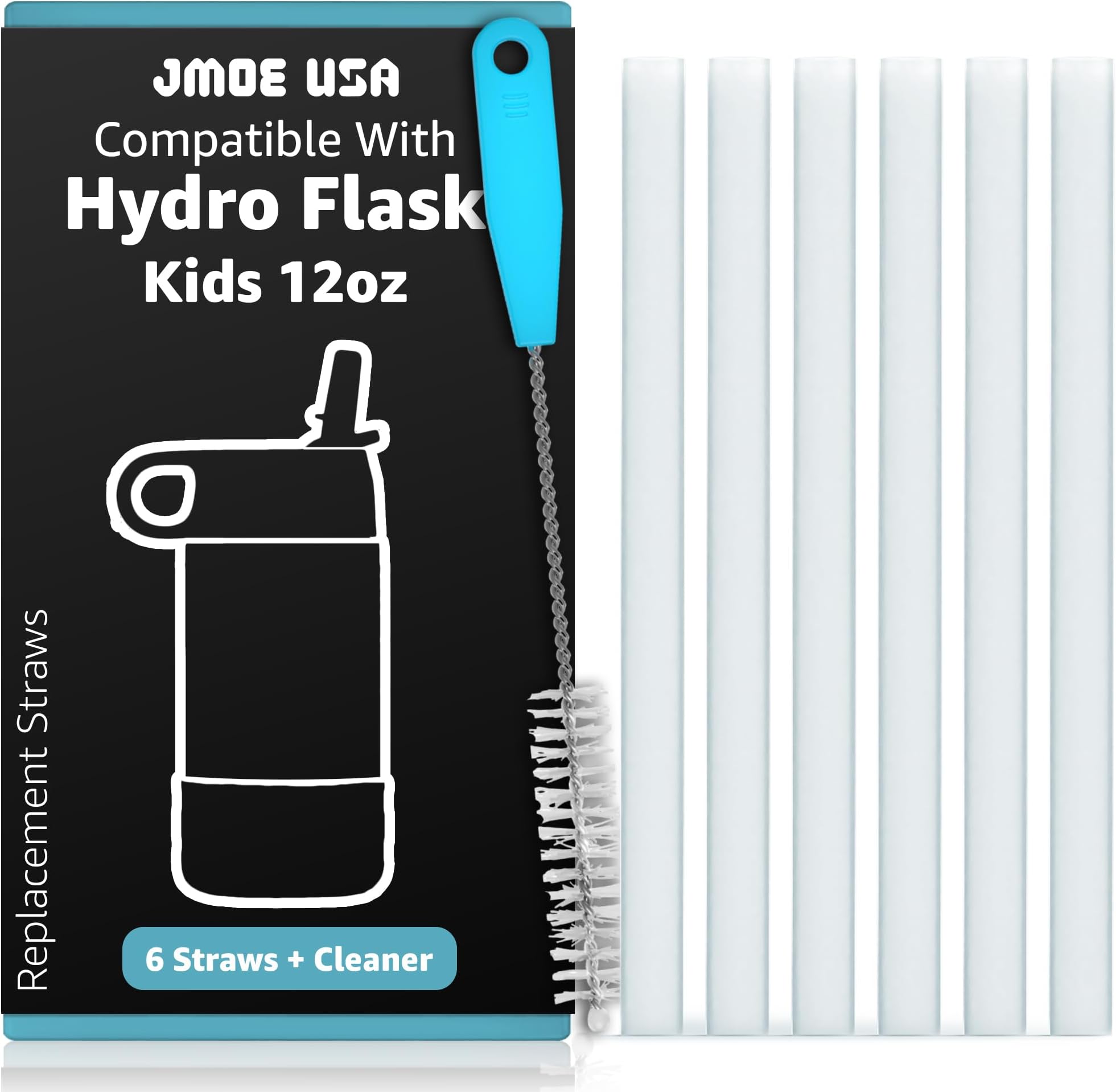 Amazon.com: Jmoe USA Straws for Simple Modern Kids 14oz Water Bottle ...