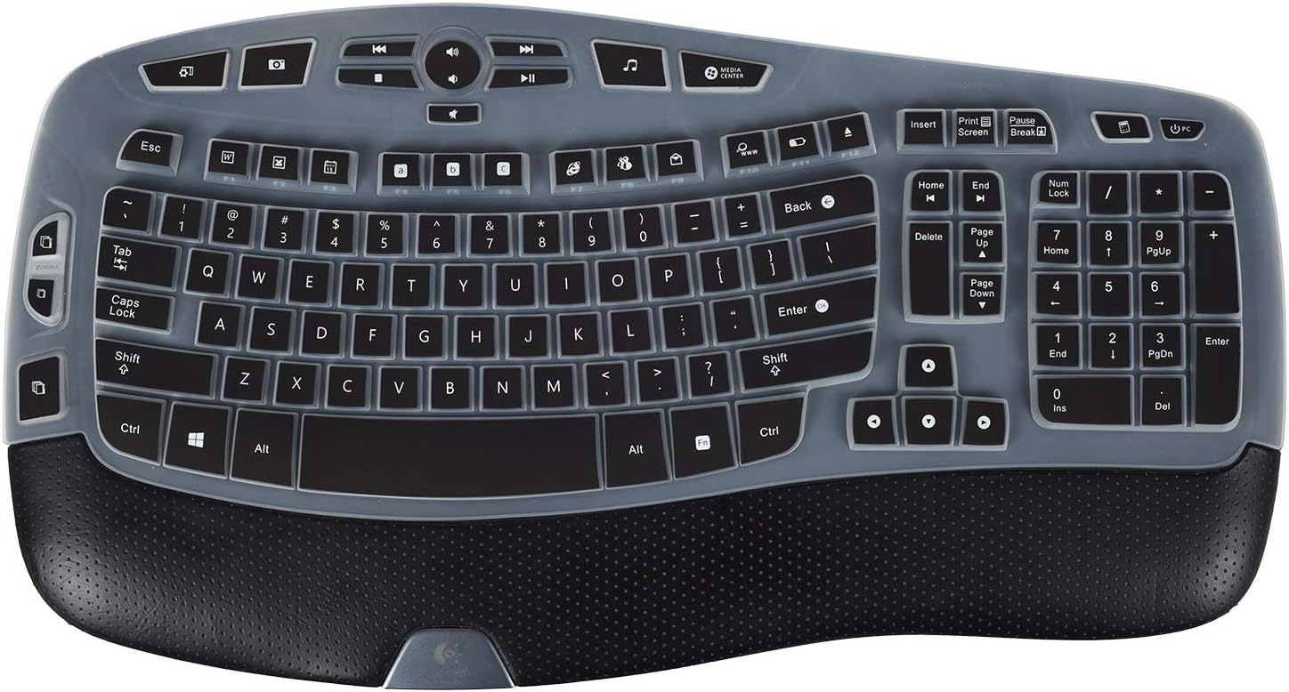 Amazon.com: Keyboard Cover for Logitech K400 Plus Wireless Touch ...