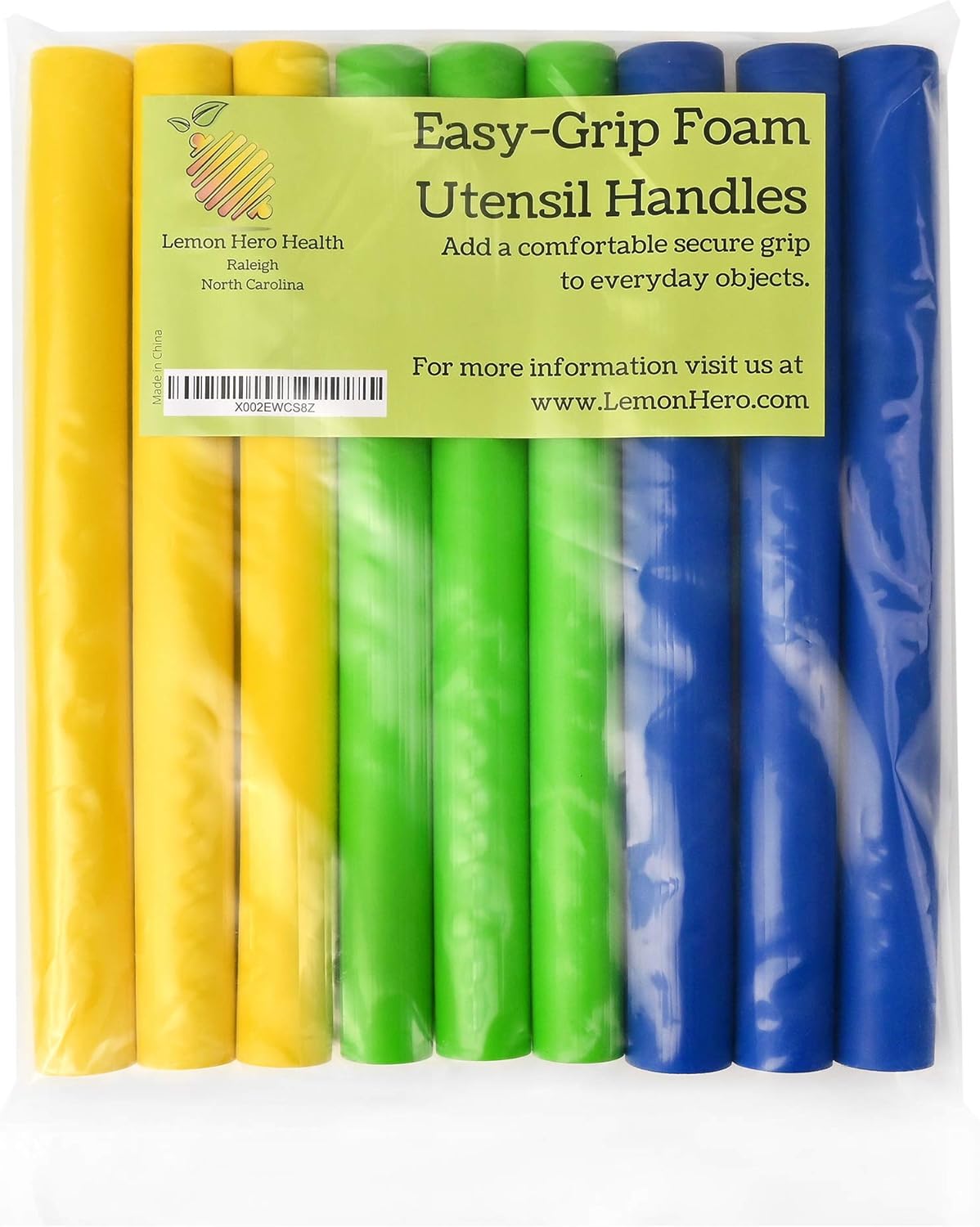 Buy Foam Tubing Grips to Make Built Up Utensils Handles. (9 Pack Size ...