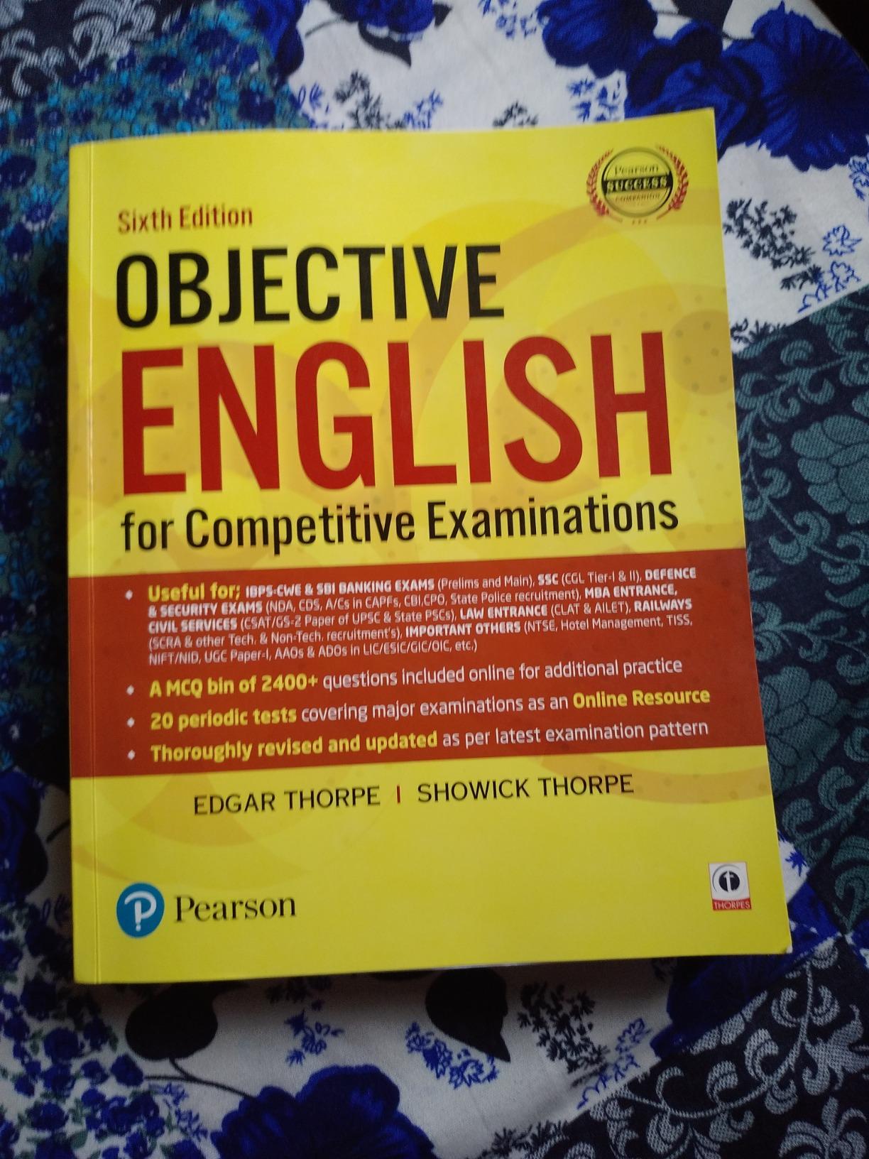 Objective English: Competitive Examination, 6/e: For Competitive ...