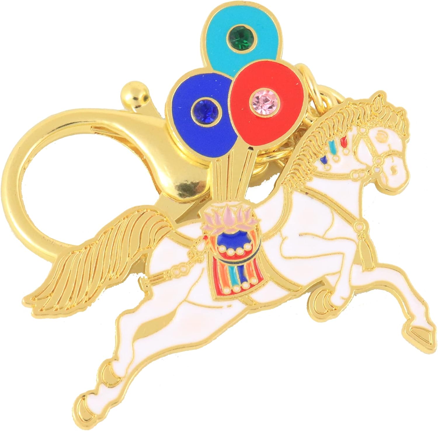 Amazon.com: Feng Shui Joyous Windhorse Amulet : Home & Kitchen