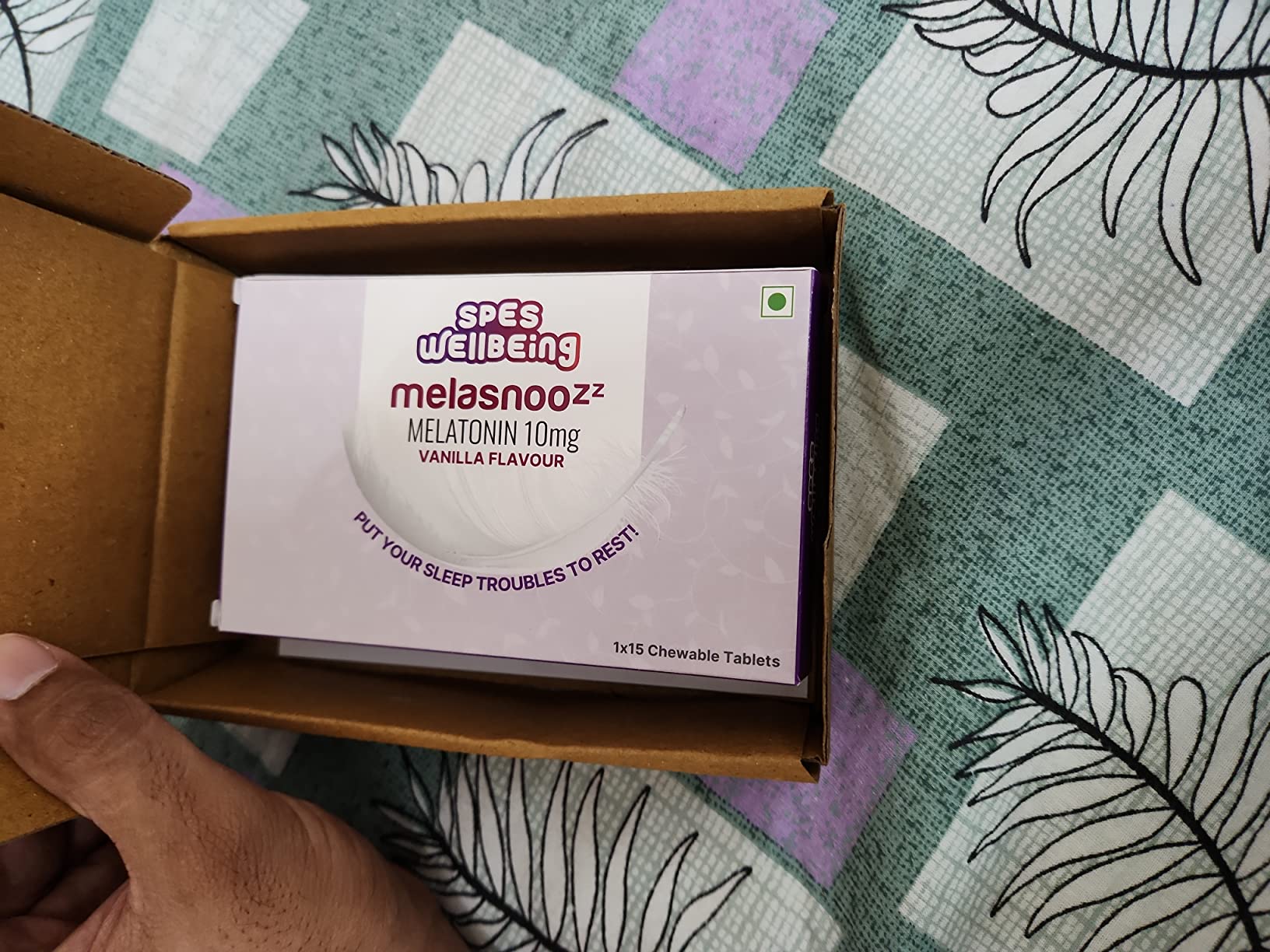 Spes Wellbeing Non Addictive Melatonin Sleep Support Tablets (Pack of 1 ...