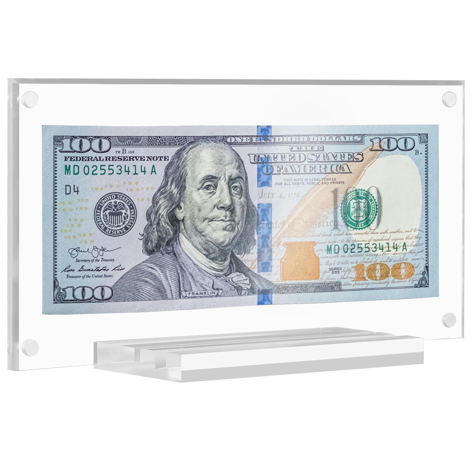 Snapklik.com : Dollar Bill Frame Acrylic Display Holder Money Frame For ...