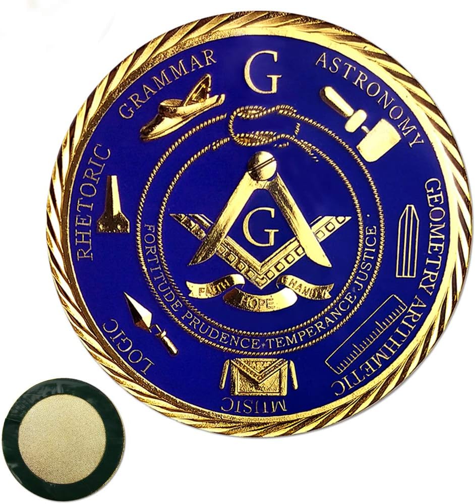 Amazon.com: Master Mason Masonic Car Emblem Freemason Blue Lodge Auto ...