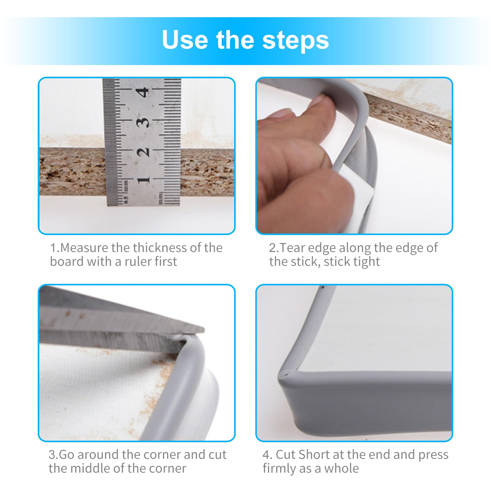 Snapklik.com : Edge Banding, Countertop Edge Trim 16.4ft X 30mm Self ...