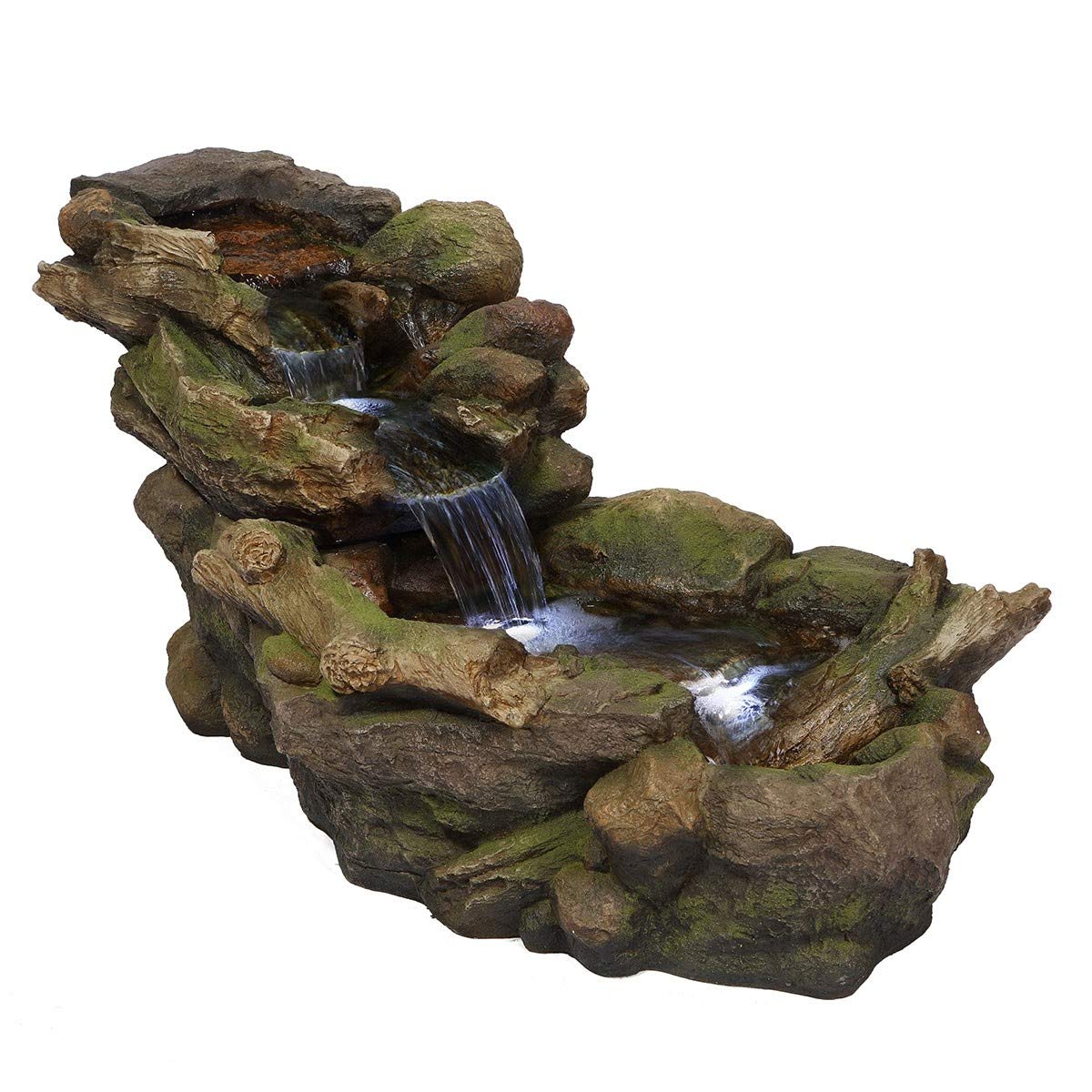 Amazon.com: Alpine Corporation 41" Long Indoor/Outdoor Stone River Rock ...