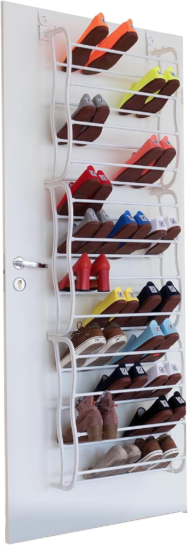 ZENO Door Shoe Rack Holds 36 Pairs Of Shoes | Over Door Shoe Storage ...