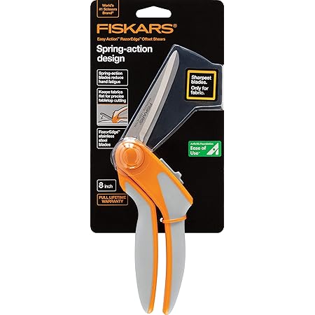 Amazon.com: Fiskars RazorEdge Micro-Tip Easy Action Scissors - 5 ...