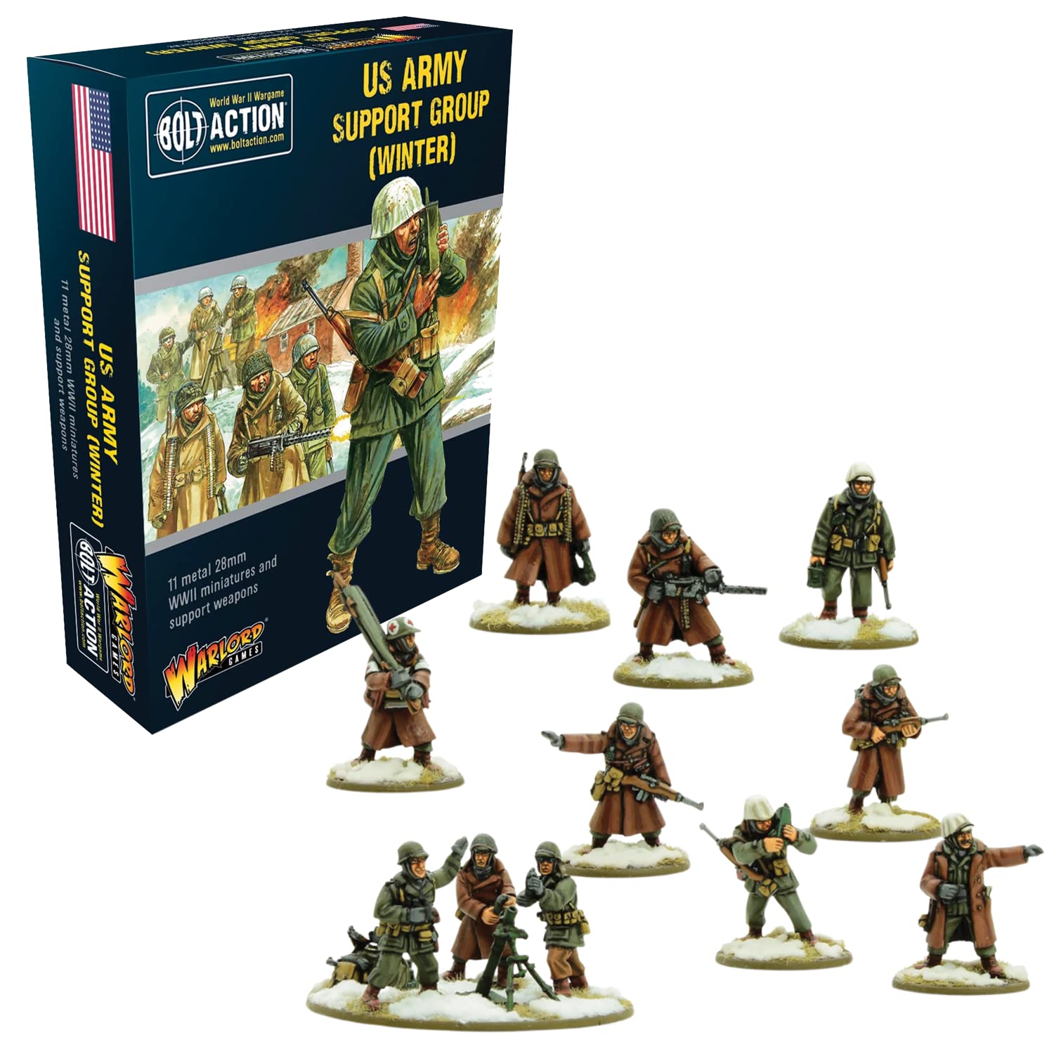 Wargames Deliveredbolt Action Miniatures Bolt Action Us Army Winter ...