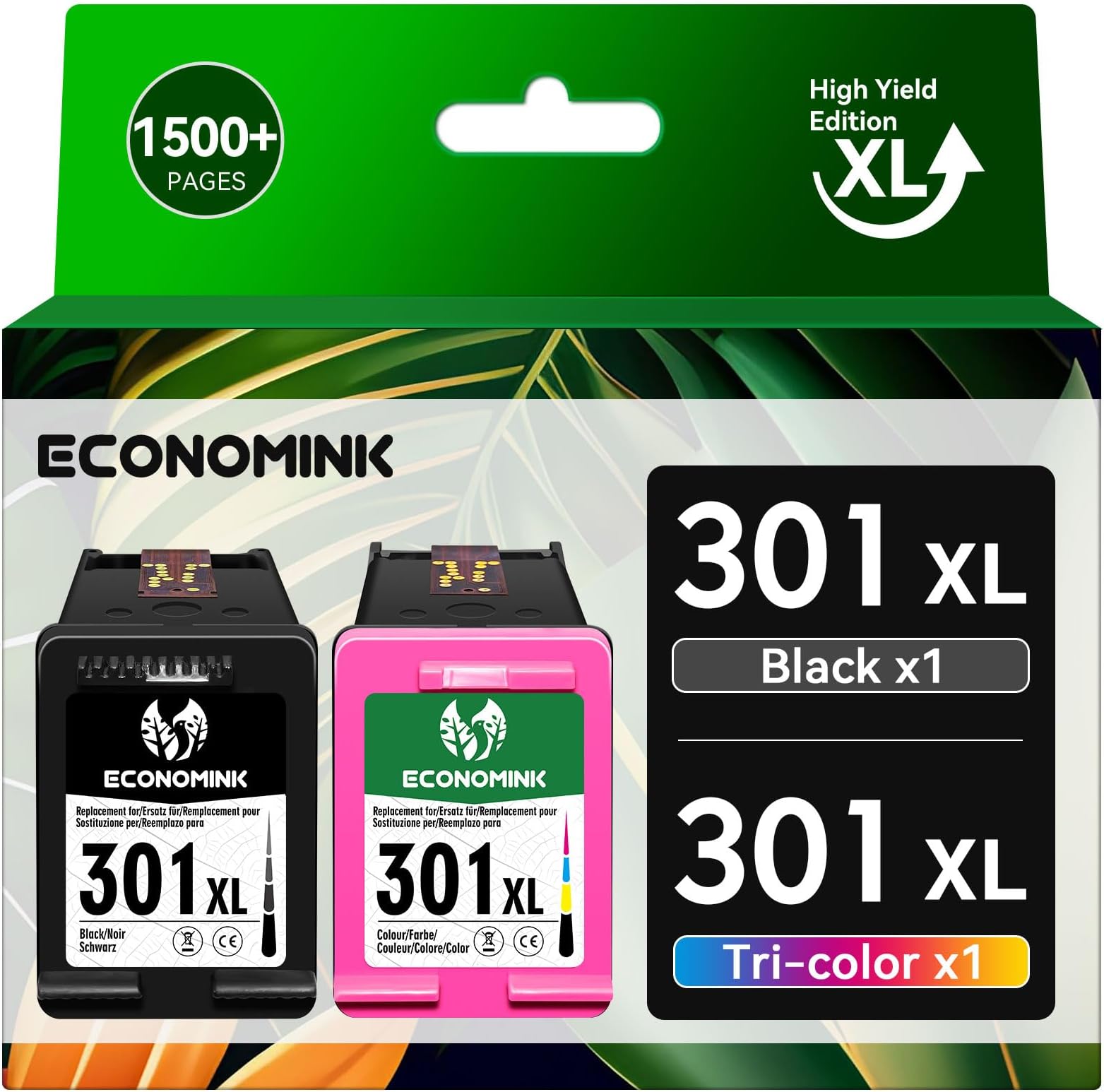 HP 301XL Original Ink Cartridge CH563EE UUS Black High Capacity 430 ...