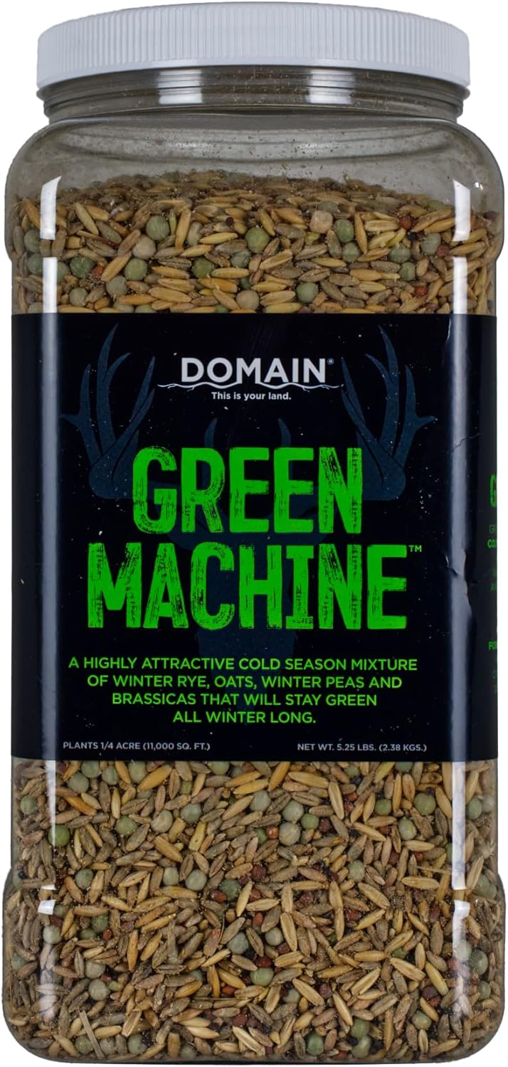 Amazon.com : Domain Outdoor Green Machine Food Plot Seed for Deer, 1/4 ...