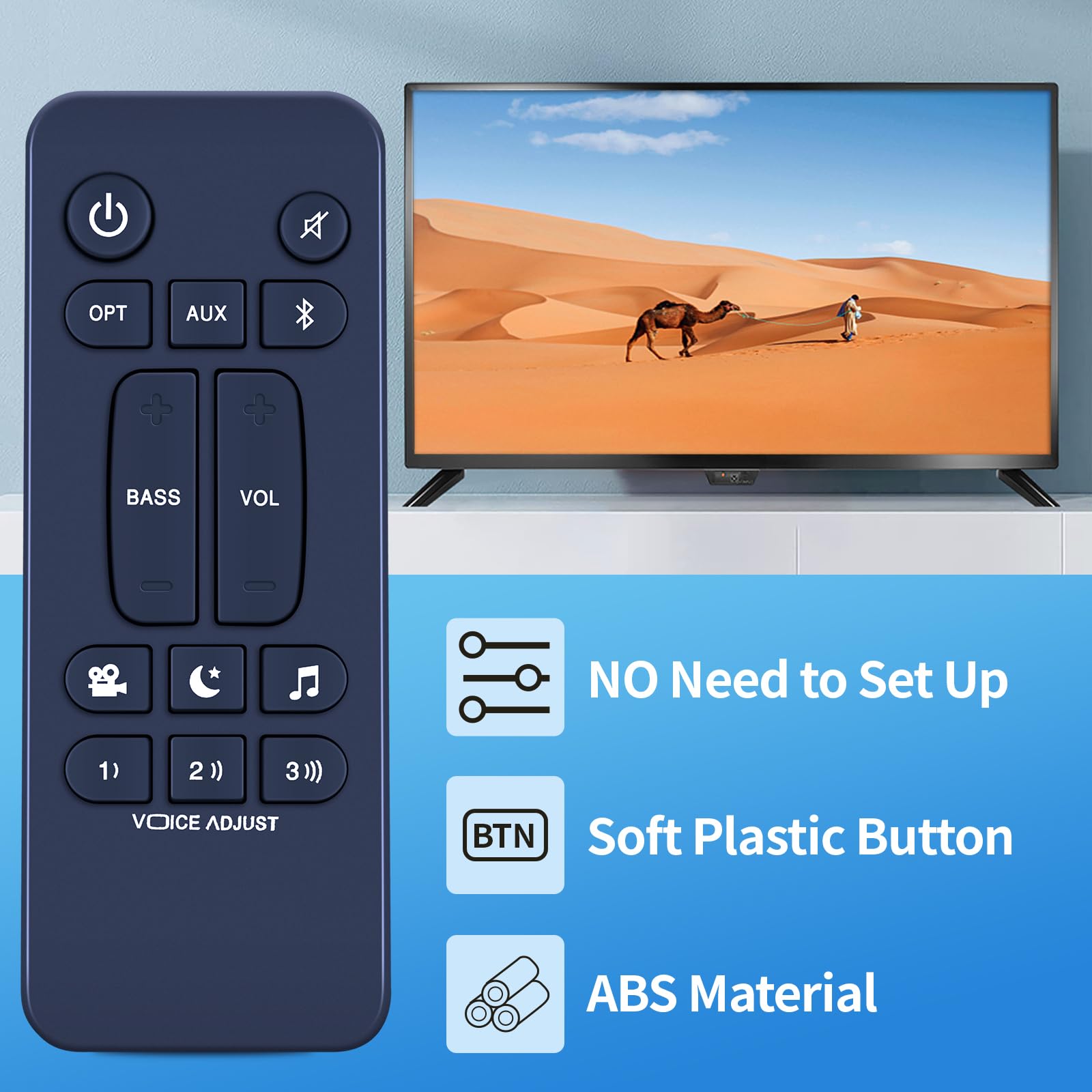 Snapklik.com : PZL Soundbar Remote For Polk Audio Signa S2