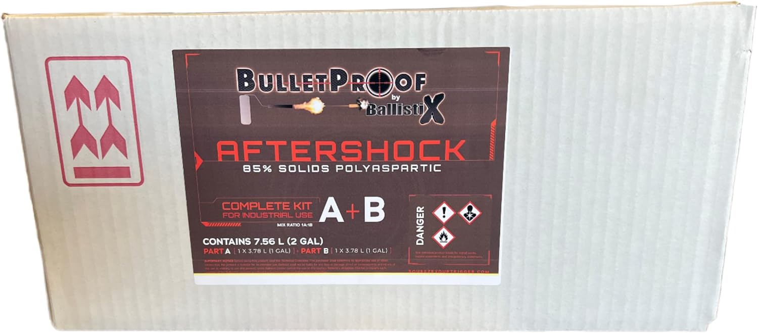 Amazon.com: Bulletproof Resins: Aftershock 85% Solids Polyurea ...
