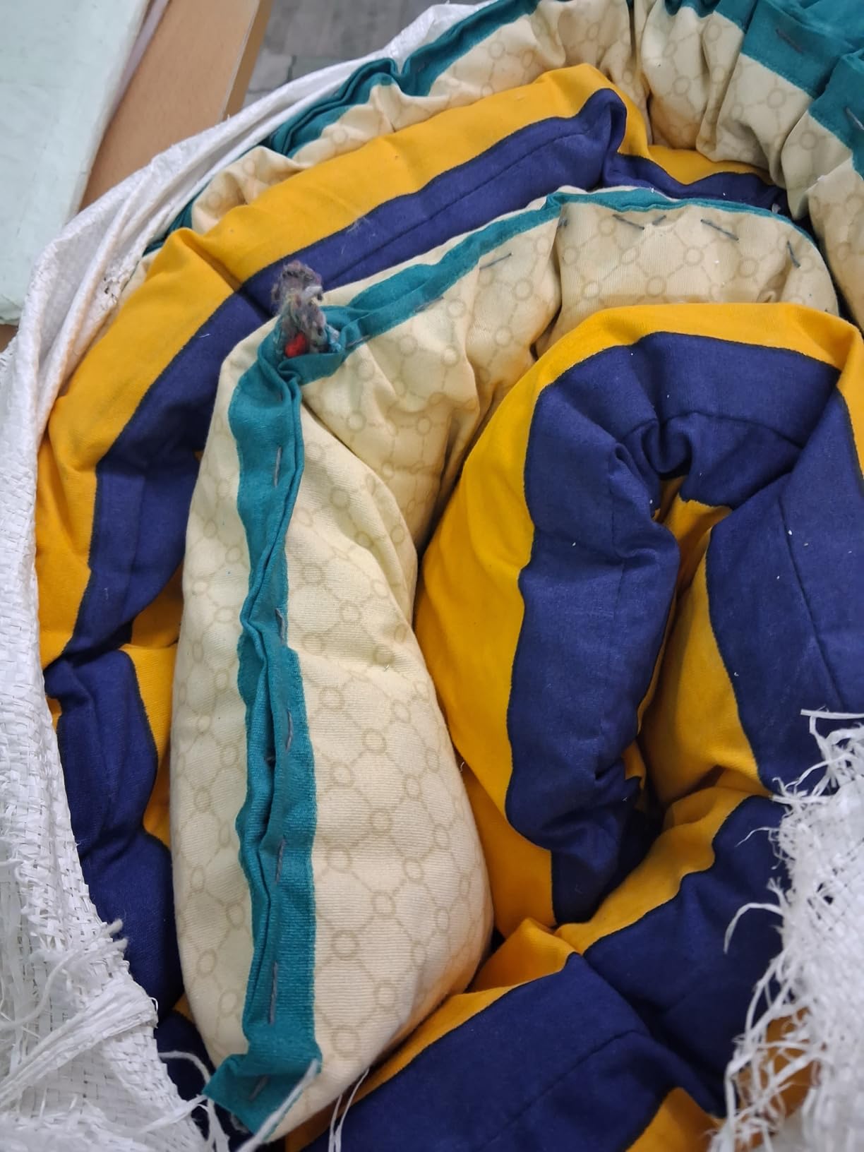 Deevine Craft Floral Floor Cotton Quilt Mattress 48X72 Inch 3D Beige ...