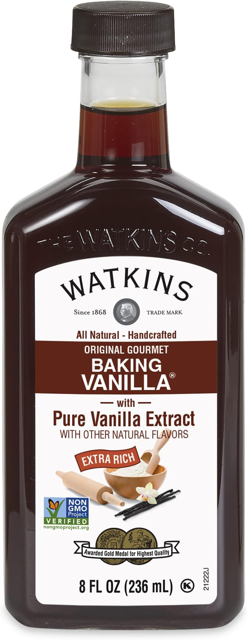 Amazon.com: Watkins All Natural Original Gourmet Baking Vanilla with ...