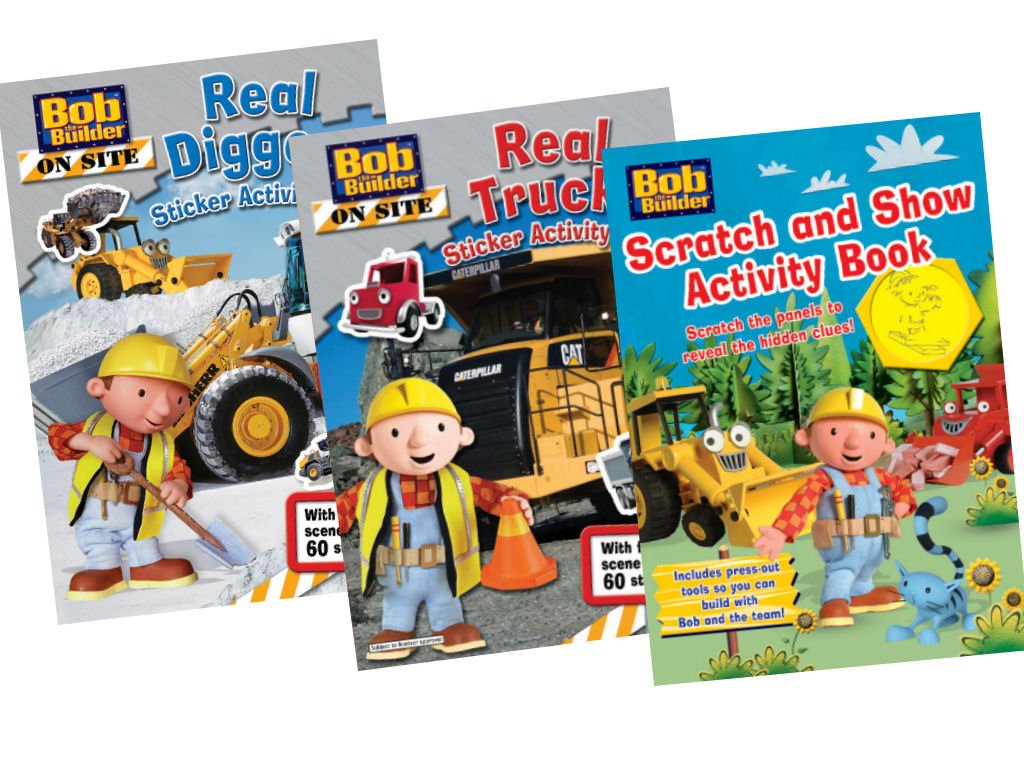 Bob the Builder Activity Collection, 3 Books, RRP £11.97 (Bob the ...