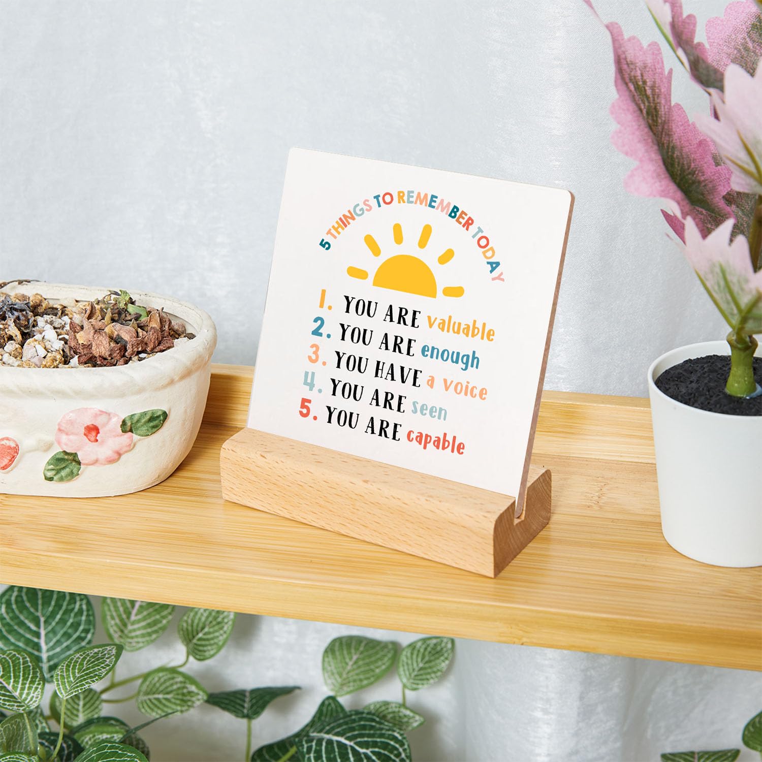 Snapklik.com : Mental Health Desk Decor Sign, Mental Health Gifts For ...