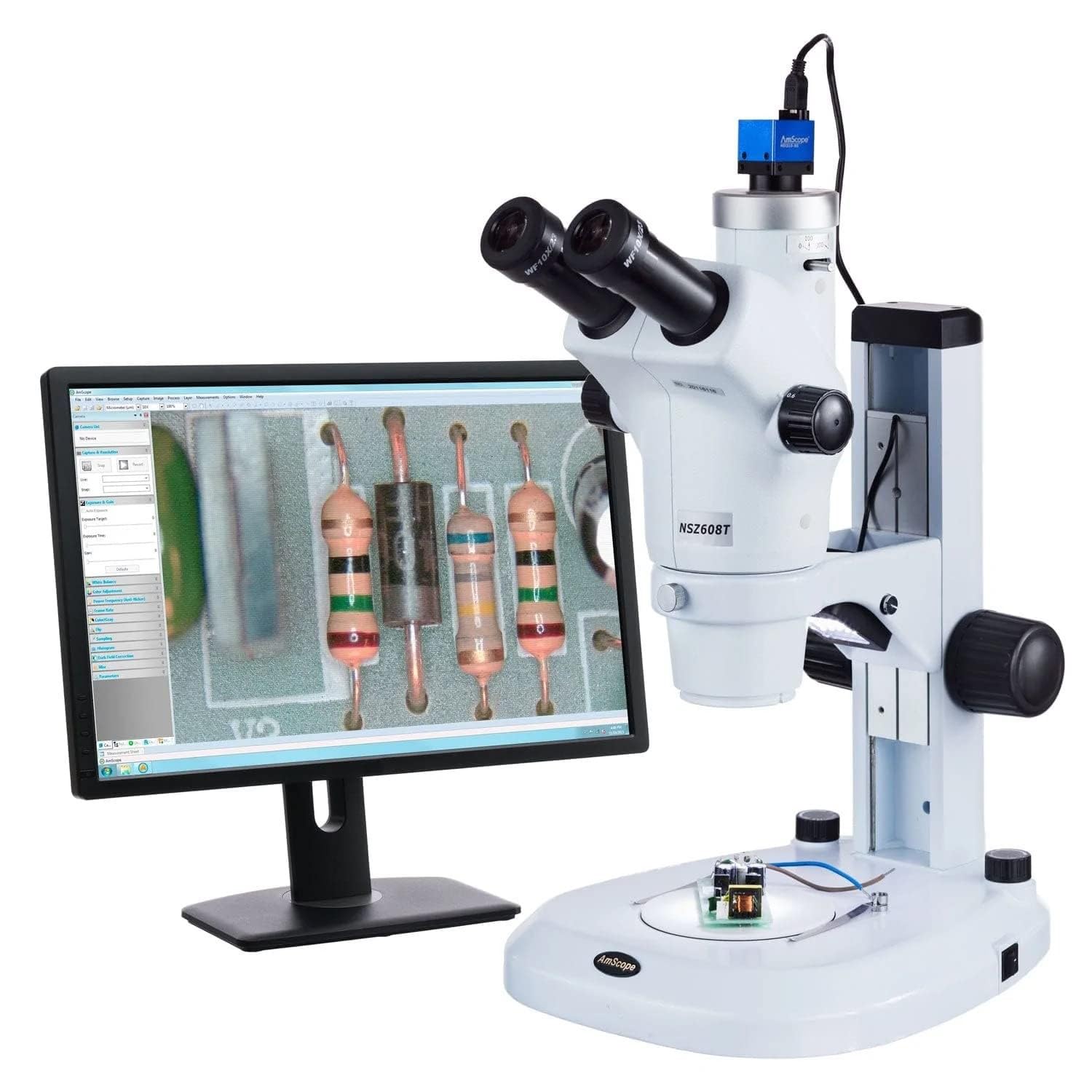 Snapklik.com : 3.1MP USB 2.0 High-Speed Color CMOS C-Mount Microscope ...
