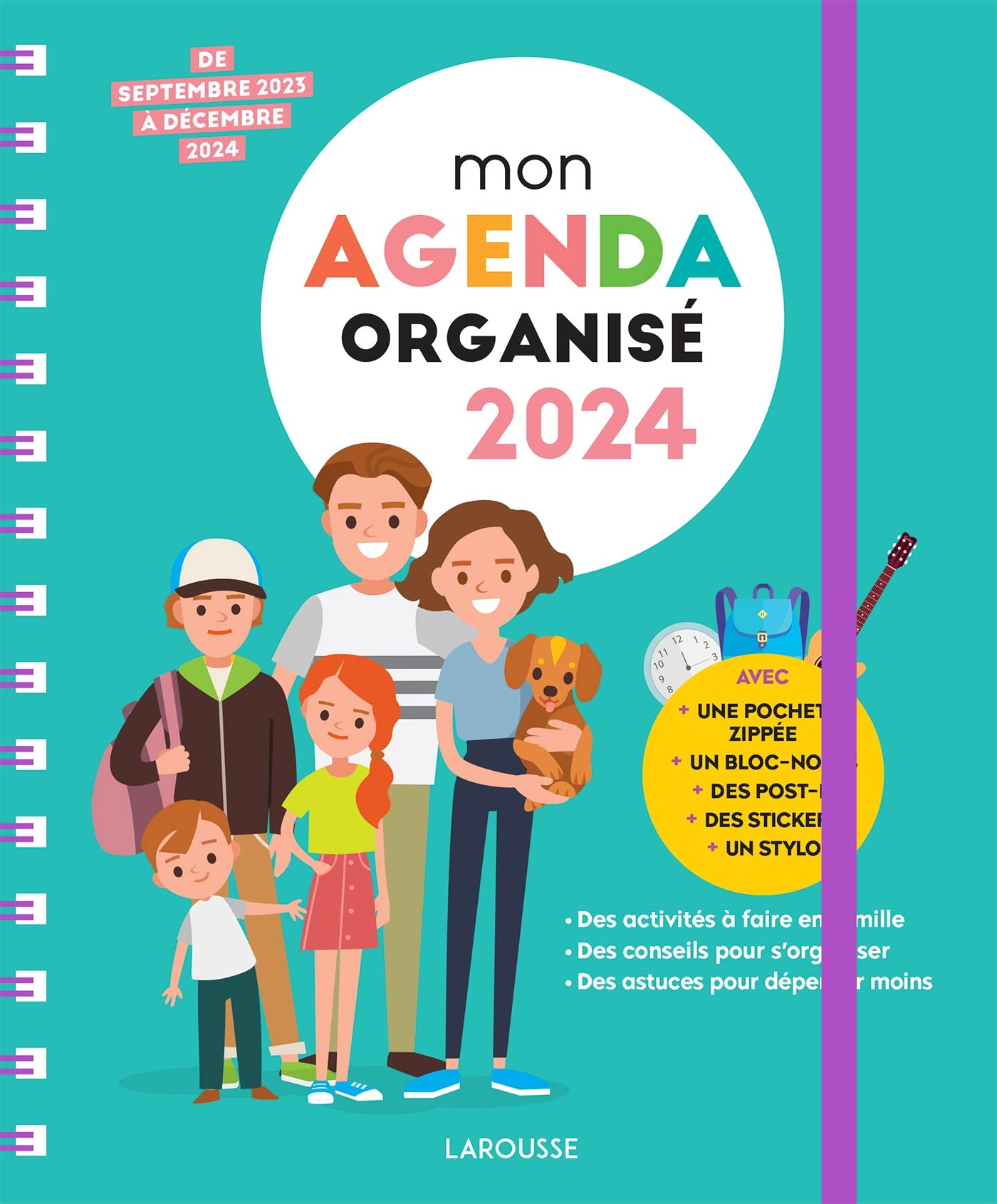 Mon Agenda Famille Organisée 2024 : Jeuge-Maynart, Isabelle, Stora ...