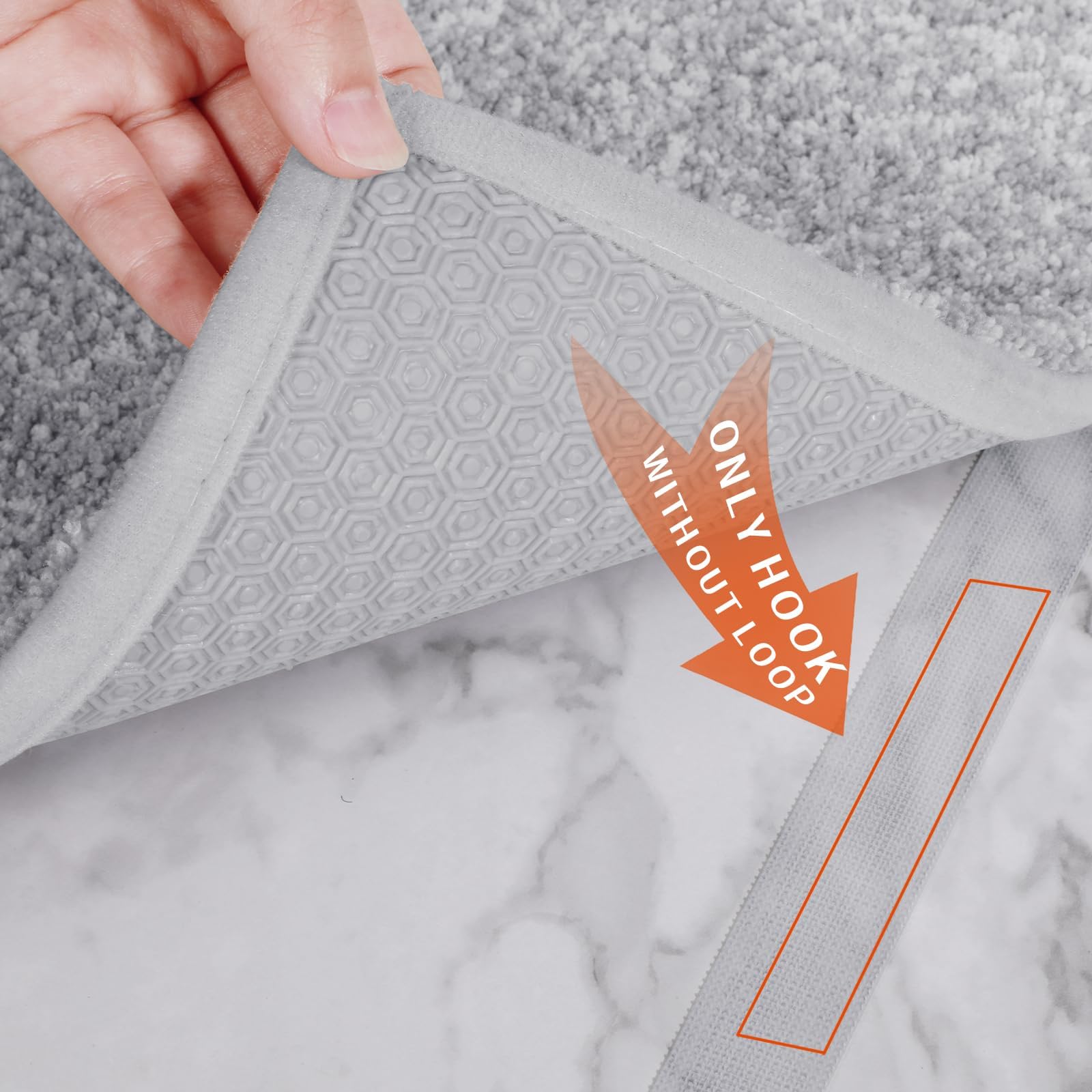 Amazon.com: Yimobra Rug Gripper Tape for Bathroom Mats Non Slip (Only ...