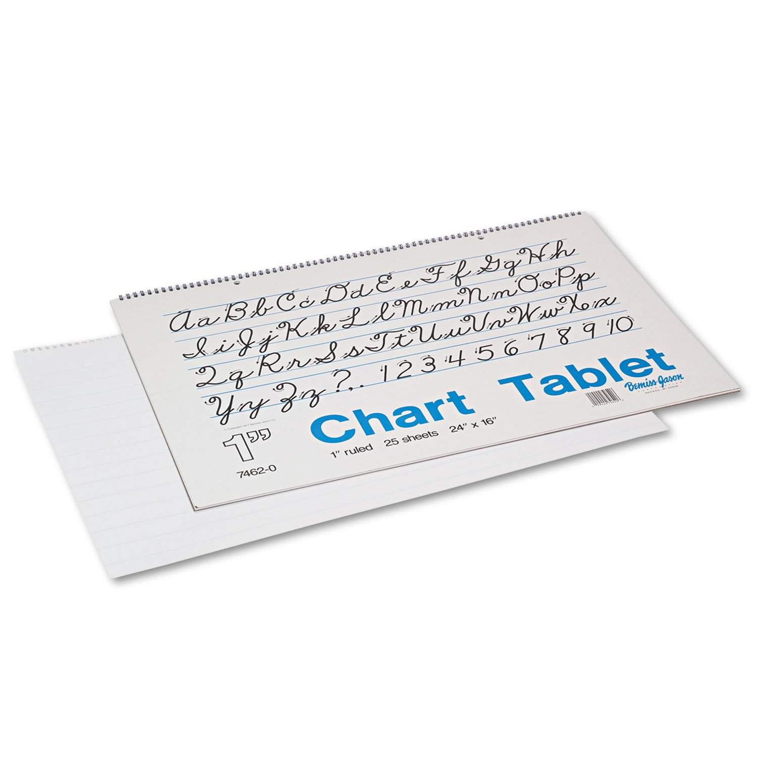 Amazon.com : Pacon 74620 Chart Tablets w/Cursive Cover, Ruled, 24 x 16 ...