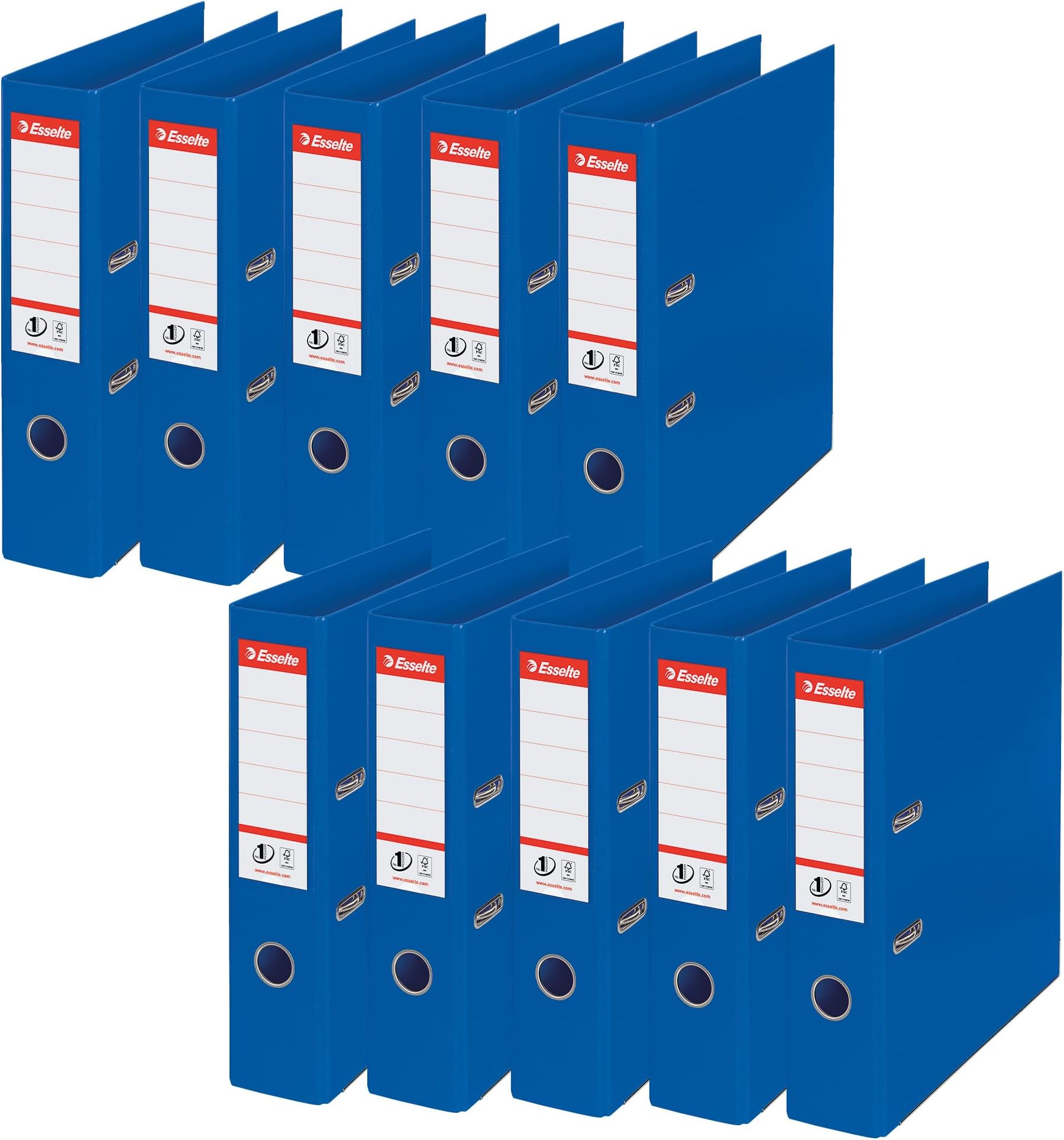 Esselte, A4 Lever Arch File, 75 mm Spine, 500 sheets Capacity, PP ...