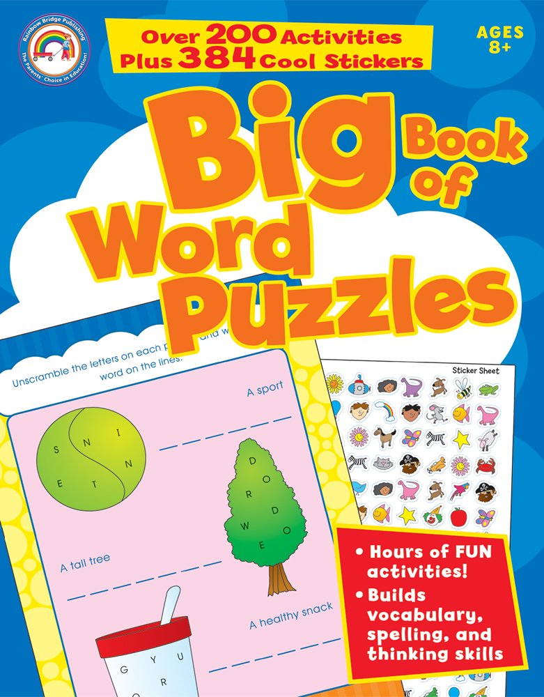 Big Book of Word Puzzles, Grades 3 - 6: Small World: 9781936022250 ...