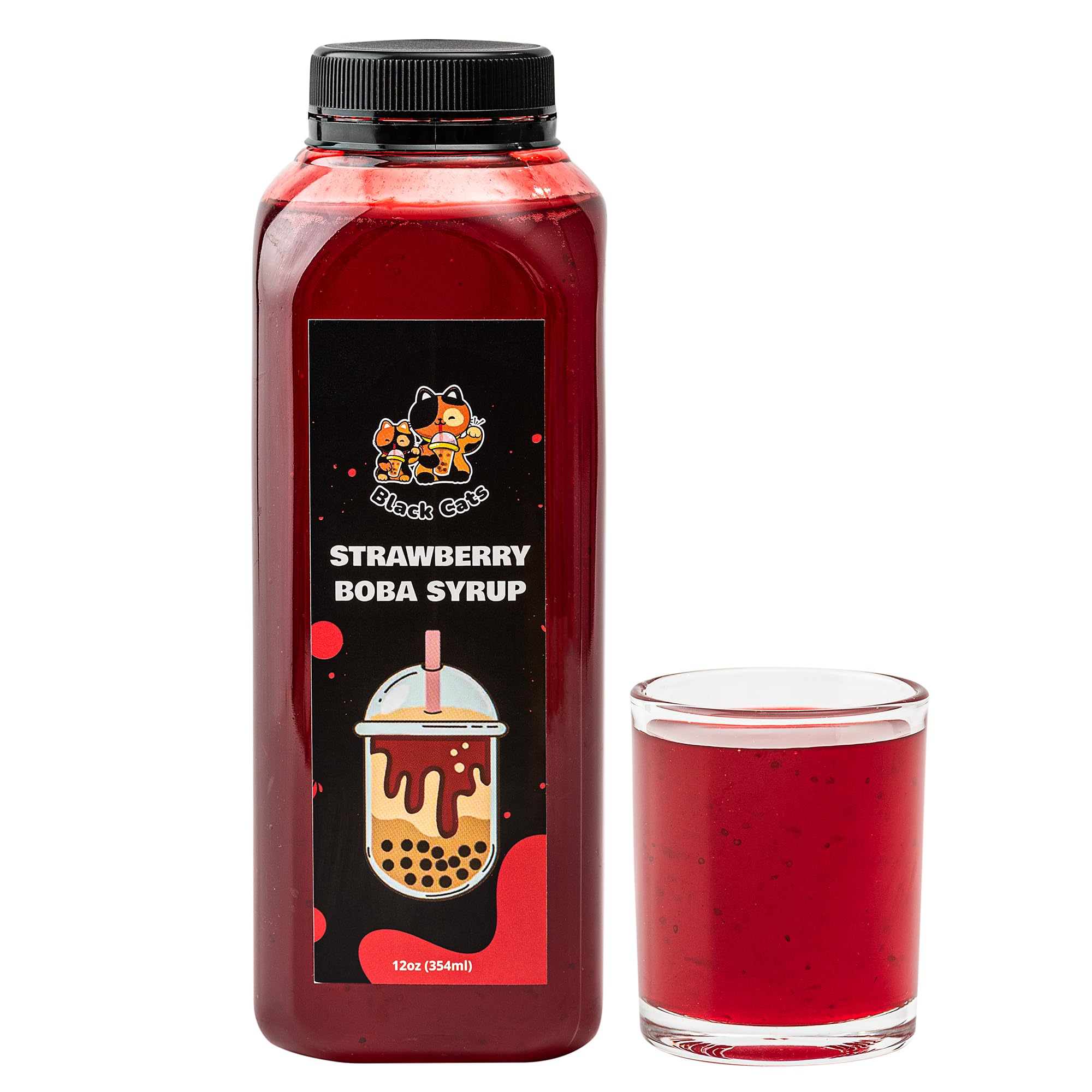 Syrup for Bubble Tea | 12 Ounces (354 ML) | Brown Sugar Boba Flavored ...
