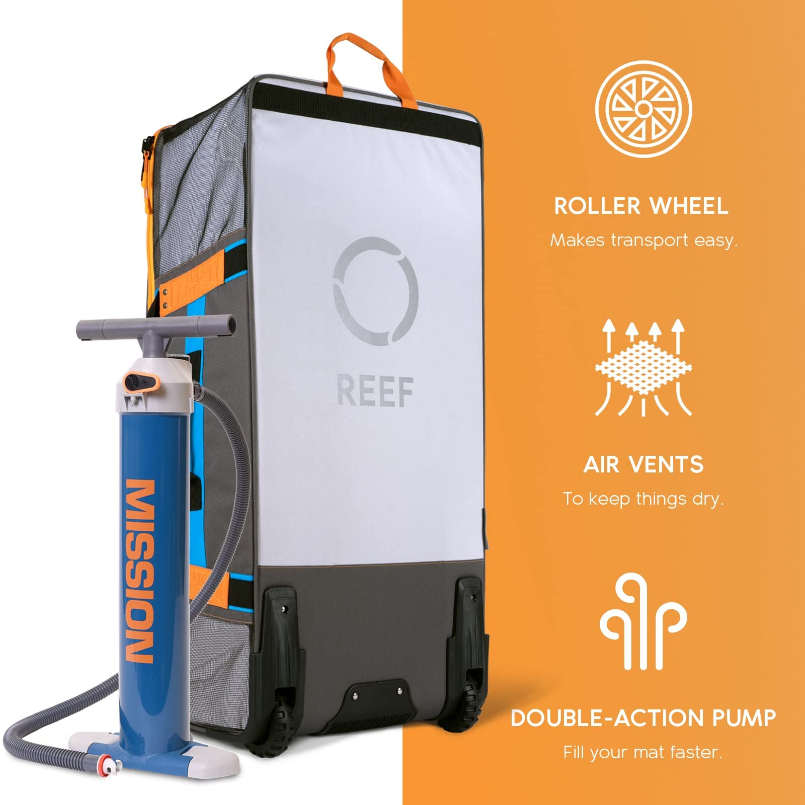 Snapklik.com : Boat Gear Reef Mat: Inflatable Floating Water Lounge For ...