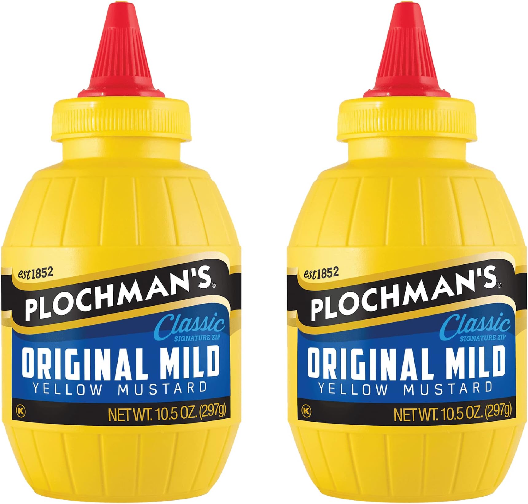 Amazon.com : Plochman's Original Mild Classic Yellow Mustard, 10.5 ...